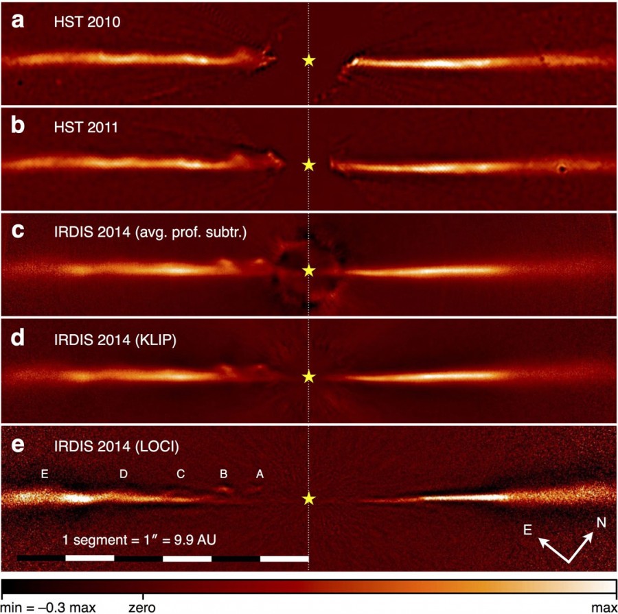 AU Microscopii nel mirino di SPHERE – MEDIA INAF