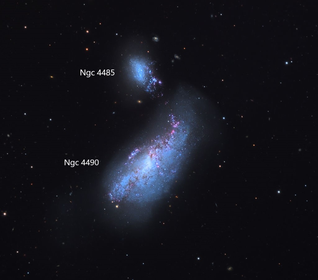 Ngc 4485 messa a nudo da Hubble – MEDIA INAF