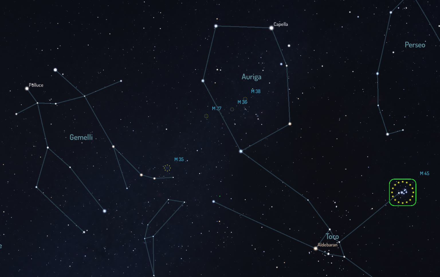 Ammassi stellari a volontà nel cielo di gennaio – MEDIA INAF